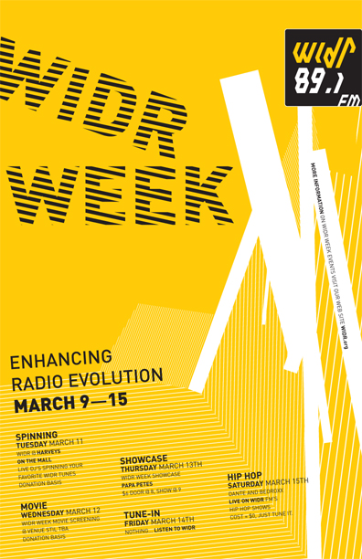 WIDR Posters by Eric Karcz at Coroflot.com