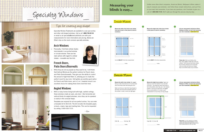 American Blinds Smart Guide Brochure by Kimberly Fisher at Coroflot.com