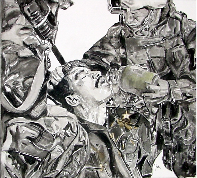 military paintings by mary Rushing at Coroflot.com