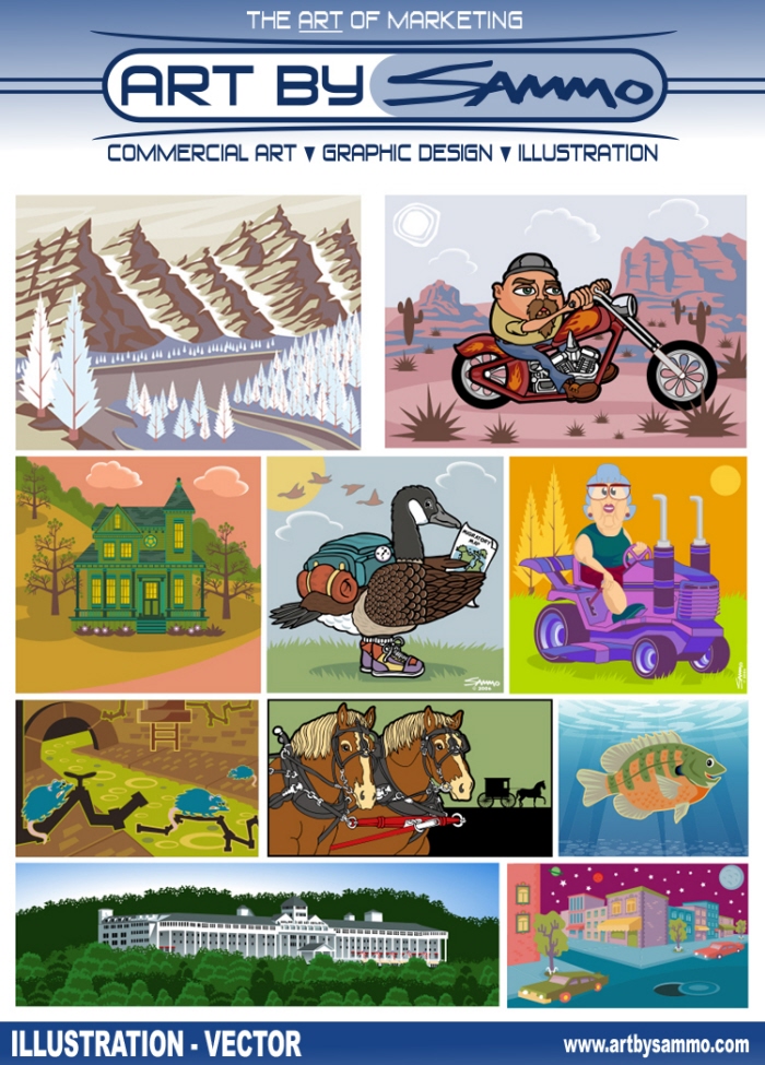 Design & Illustration by SAM MOrrison at Coroflot.com