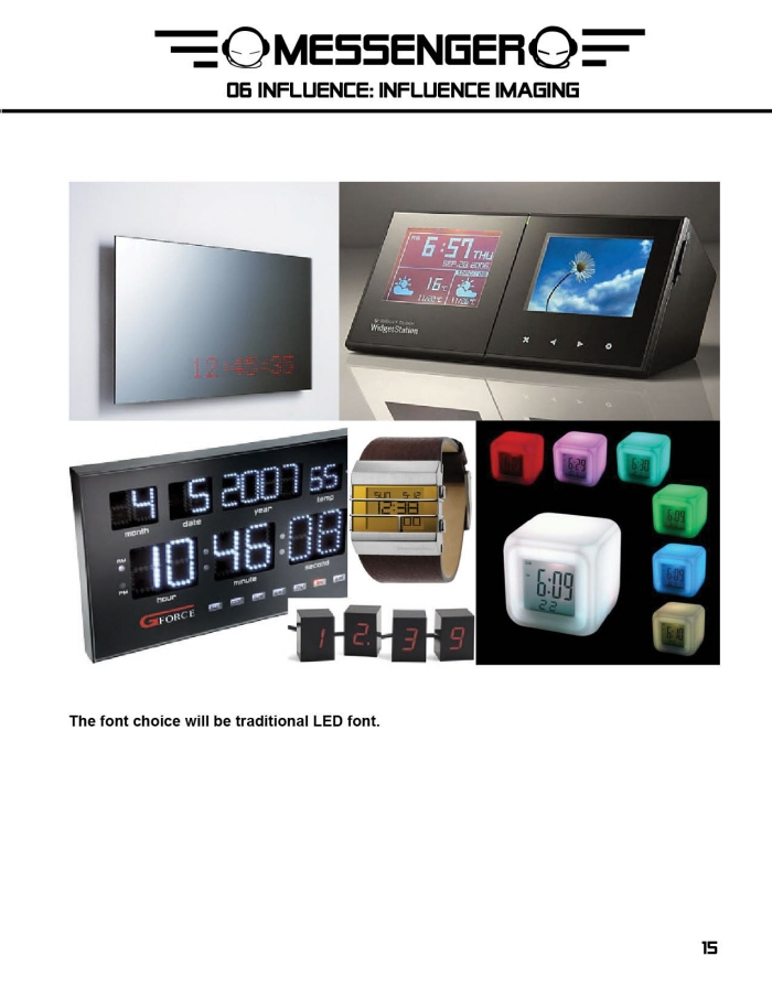 Touch screen bed side alarm clock by Leo X. ZHAO at Coroflot.com