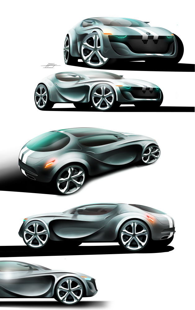 Concept Cars Shape Studies by Rafael Fernando daSilva at Coroflot.com