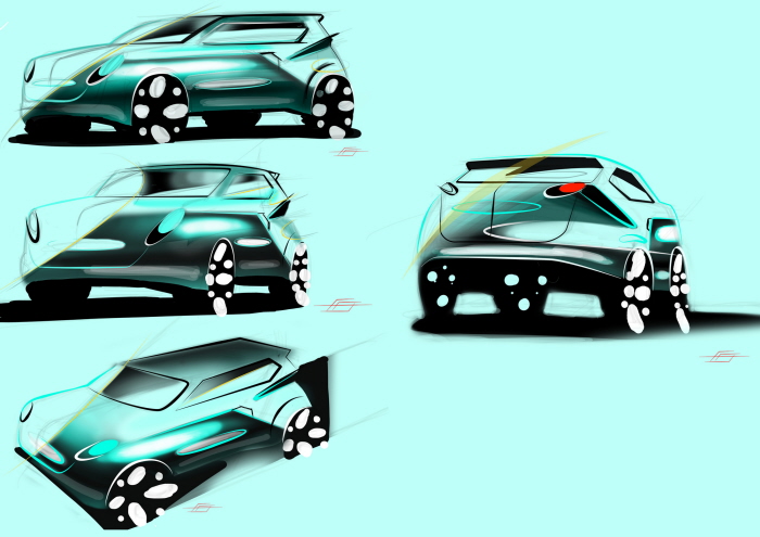 Concept Cars Shape Studies by Rafael Fernando daSilva at Coroflot.com