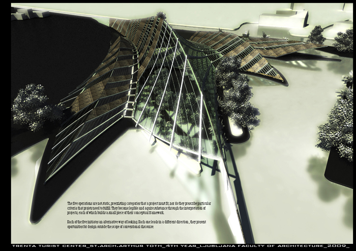 Trenta turist and sports center by arthur toth at Coroflot.com