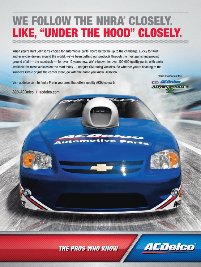 Motorsports Ads by Daniel Lindecker at Coroflot.com