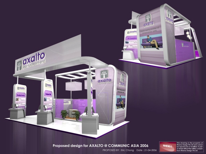 Exhibition Axalto at Communic Asia 2006 by Eric Chong at Coroflot.com