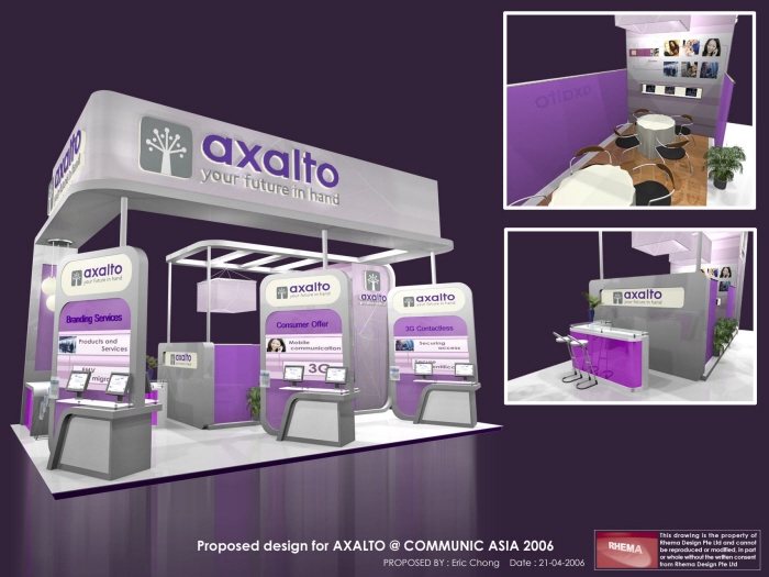 Exhibition Axalto at Communic Asia 2006 by Eric Chong at Coroflot.com