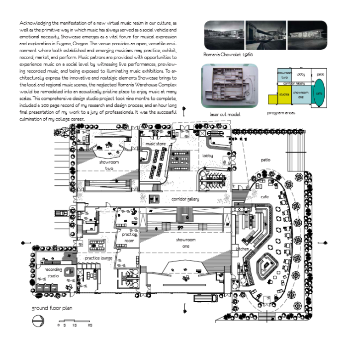 showcase venue & studios by Michelle Rummel at Coroflot.com