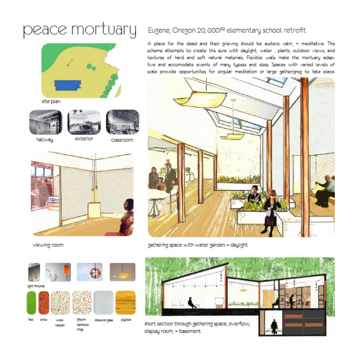 peace mortuary by Michelle Rummel at Coroflot.com