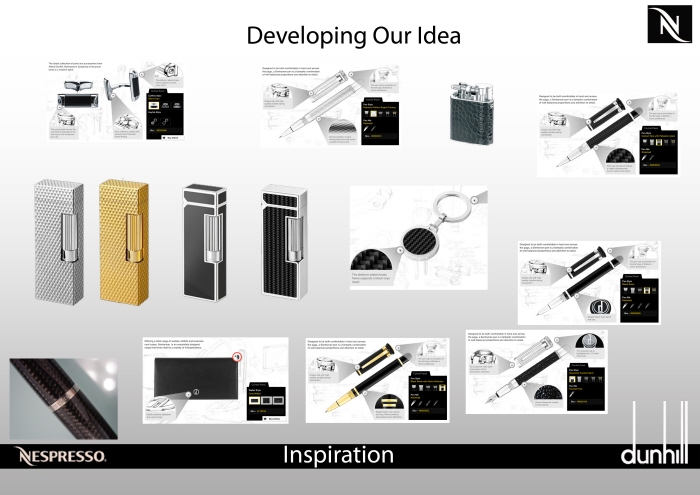 Nespresso Competition - A portable Dunhill espresso flask for the upper ...