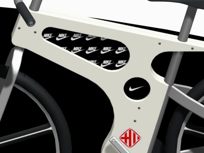 An upload by Abraham Segura on Coroflot: to the project bike frame