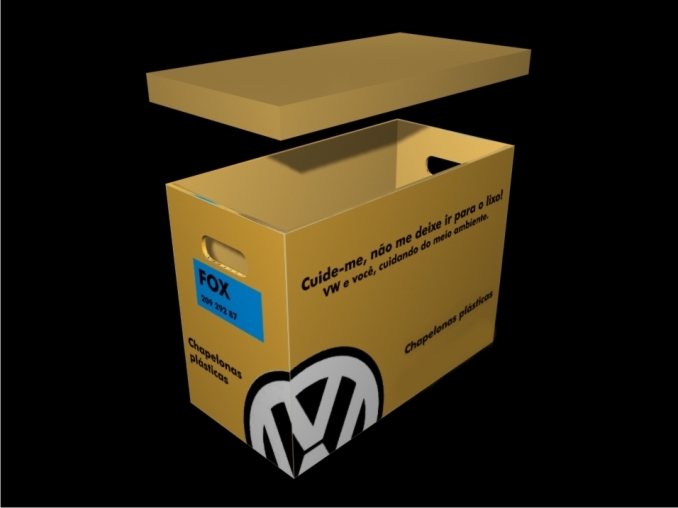 Volkswagen cardboard package by Diego Silvério at Coroflot.com