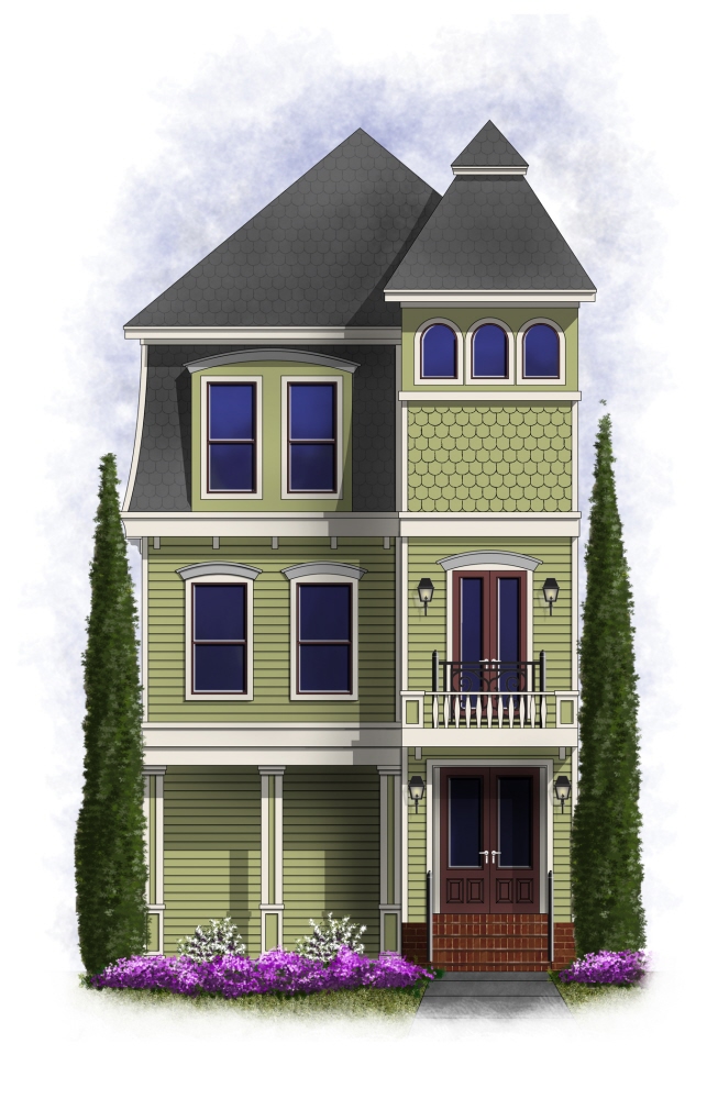 2D Architectural Renderings by Matthew Achey at Coroflot.com