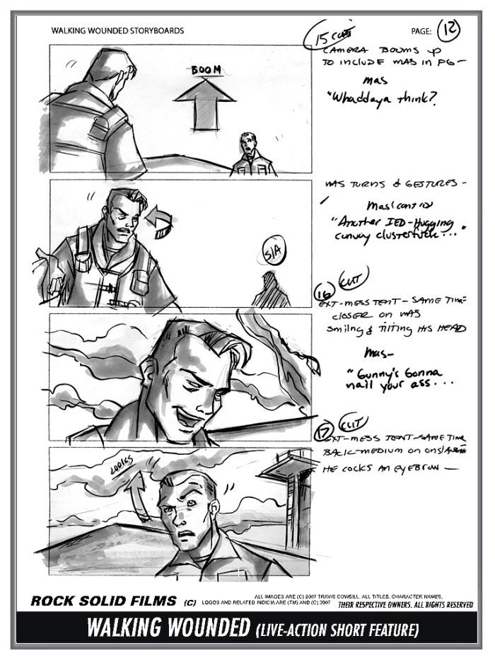 Walking Wounded- STORYBOARDS- Live-Action Feature by Travis Cowsill at ...
