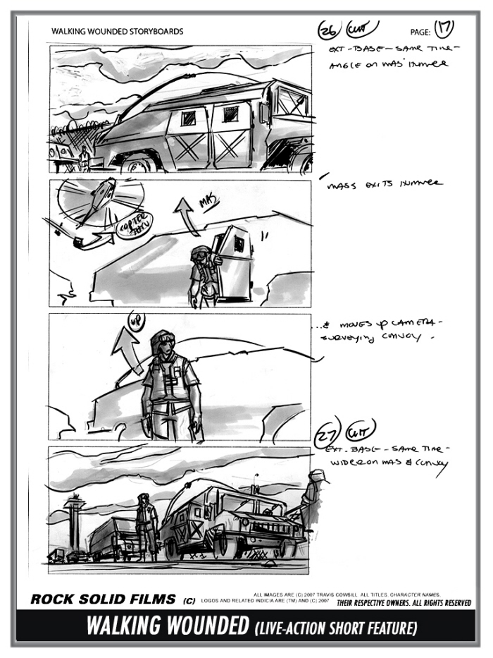 Walking Wounded- STORYBOARDS- Live-Action Feature by Travis Cowsill at ...