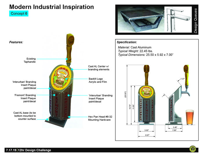 Custom Beer Tower Design by Jonathan Michel at Coroflot.com