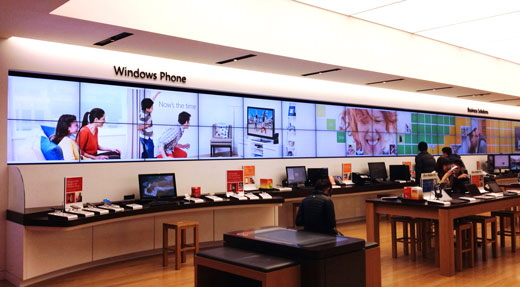 Microsoft Store Video Wall by Ryan Boyle at Coroflot.com