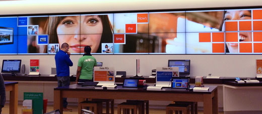 Microsoft Store Video Wall by Ryan Boyle at Coroflot.com
