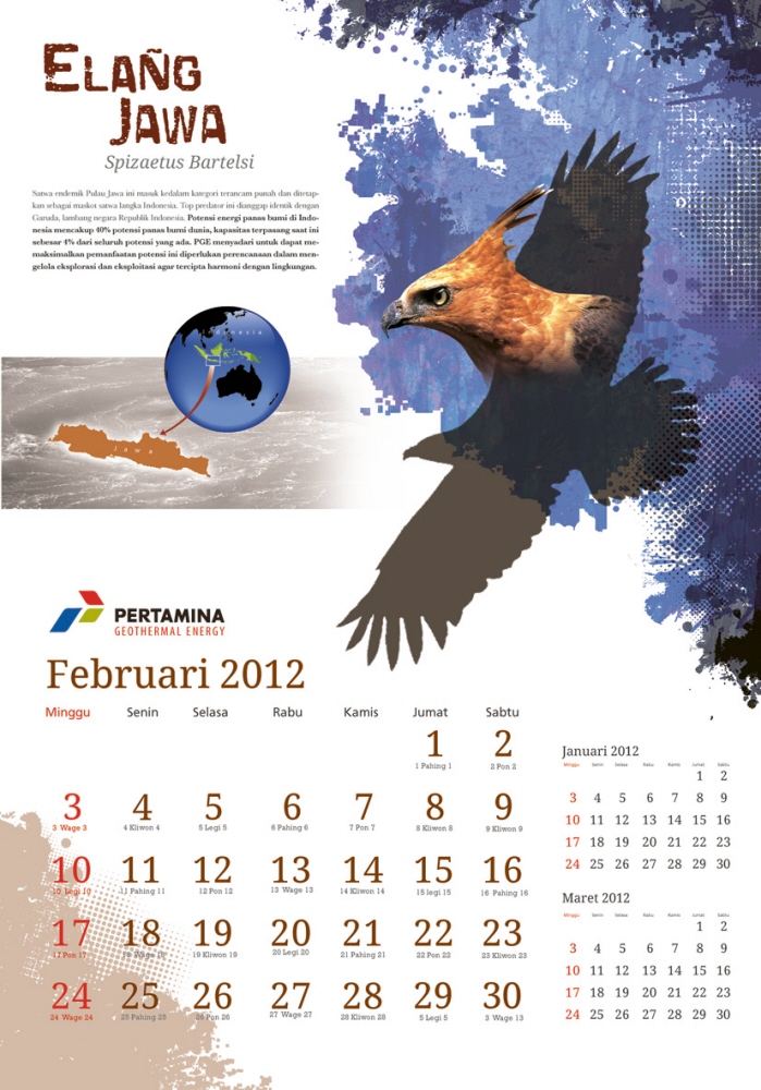Pertamina Geothermal Calendar-Pitching by Herlan Hazil at Coroflot.com