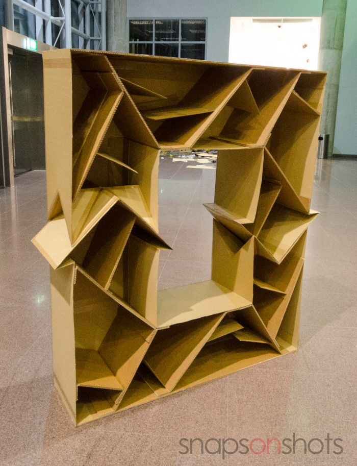 Cardboard Bookshelf by Muhammad Sabri Shaifordin at Coroflot.com