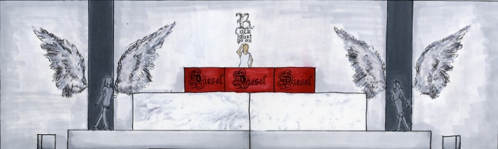 An upload by Erica Rohde on Coroflot: to the project Runway Design