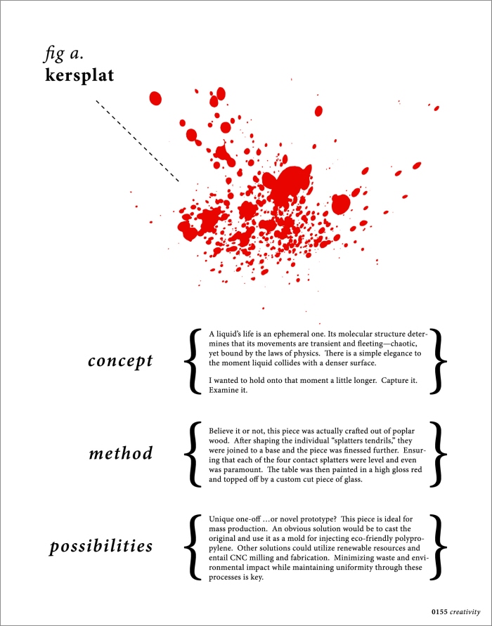 Kersplat by James Ian Killinger at Coroflot.com