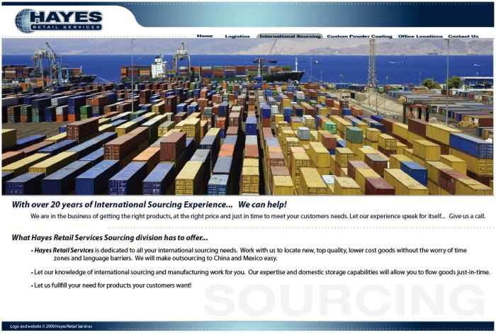 Web Design - Hayes Retail Services - Updated by Ryan Stringfellow at ...