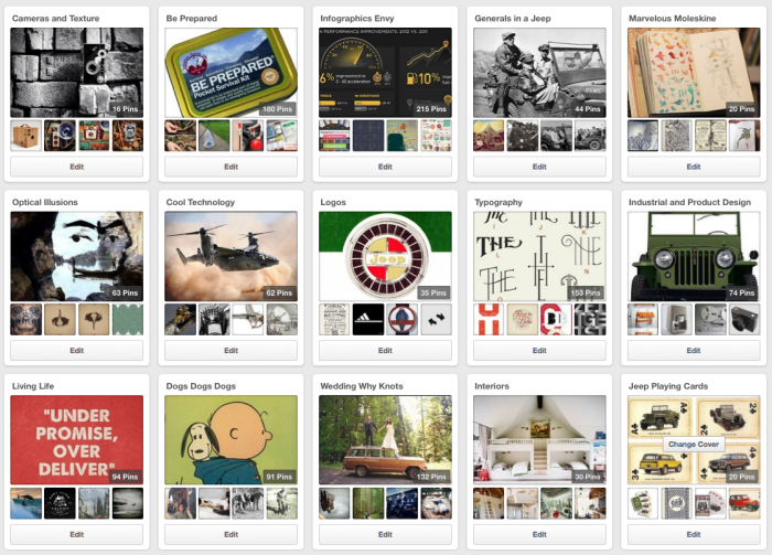 Personal Pinterest Page by Lee Ekstrom at Coroflot.com