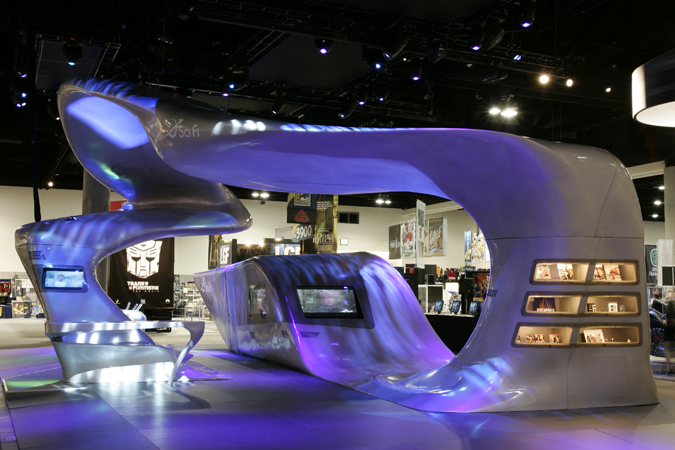 Sci-Fi Booth - Comic-Con 2005-07 by Jeremy Thom at Coroflot.com