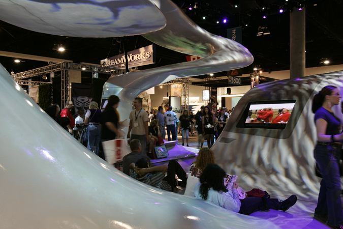 Sci-Fi Booth - Comic-Con 2005-07 by Jeremy Thom at Coroflot.com