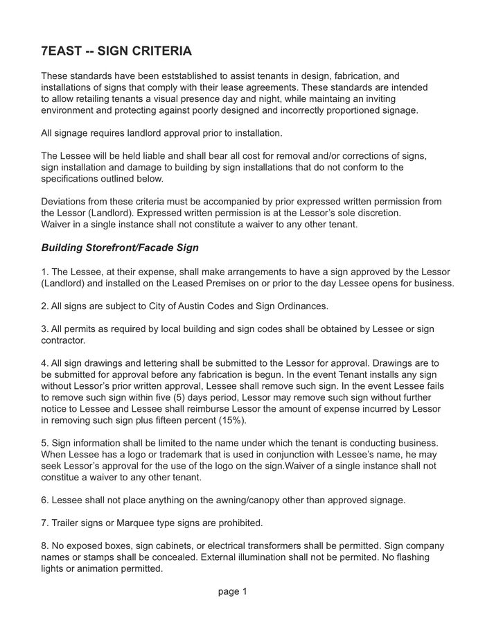 Writing and Illustrating Sign Criteria by Eric Martin at Coroflot.com