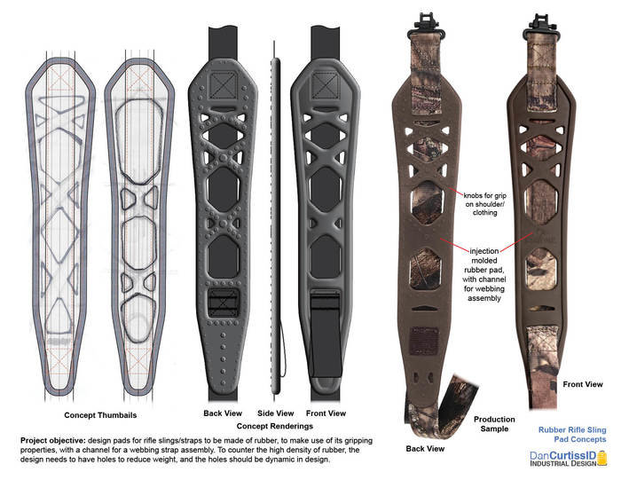 Shoulder Pad Design by Dan Curtiss at Coroflot.com