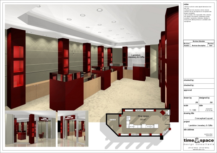 retail space by time&space design consultants at Coroflot.com