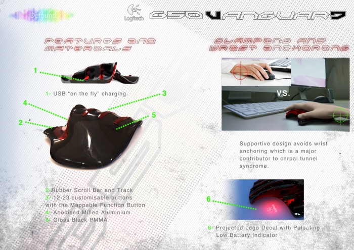 Logitech G50 Vanguard by Damien Crossan at Coroflot.com