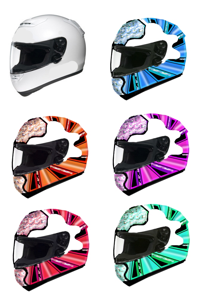 Motorbike Helmet Graphic Designs by MARTIN WOOLLEY at Coroflot.com