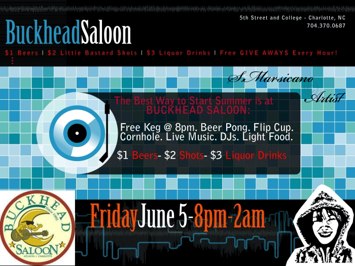 Buckhead Saloon by Scott Marsicano at Coroflot.com