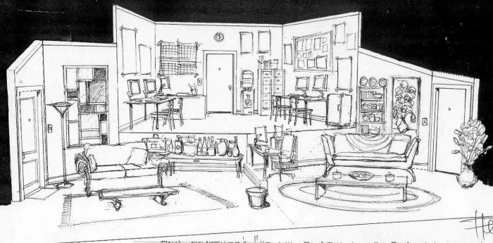 Sketches by HARLAN D. PENN - SCENIC DESIGNER at Coroflot.com