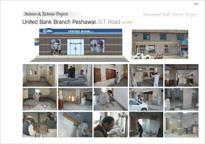INTERIOR-Project United Bank Branches Peshawar 2007 by MUHAMMAD ADIL at ...