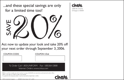 Cintas Marketing Pieces by Heather Heiking at Coroflot.com