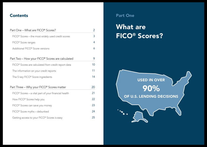 Understanding FICO Scores booklet by Julie Peng at Coroflot.com