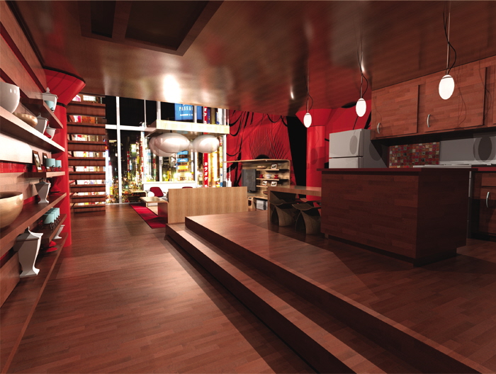 Japanese Loft by Vanessa Morejon at Coroflot.com