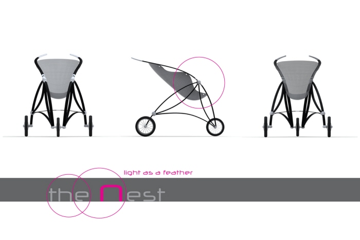 An upload by Kelly Kunkel on Coroflot: to the project concept stroller