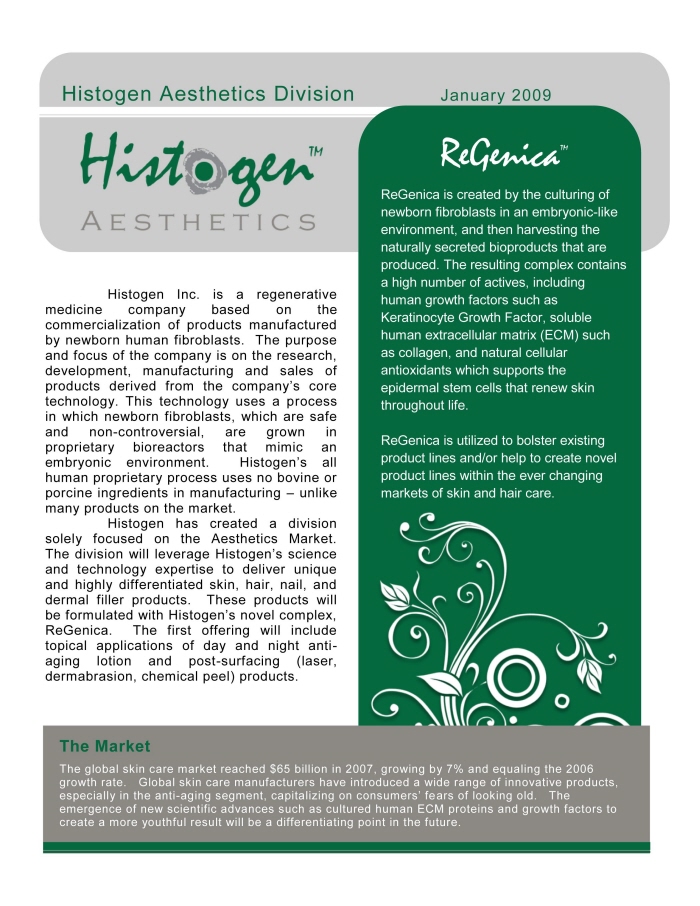 An upload by Kimberly Webb on Coroflot: to the project Other Histogen ...