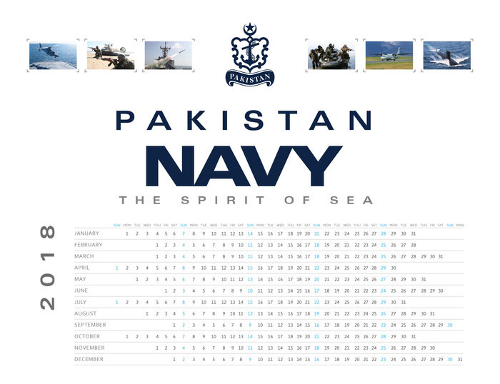 Pakistan Navy calendar design by arslan Khan babar at Coroflot.com