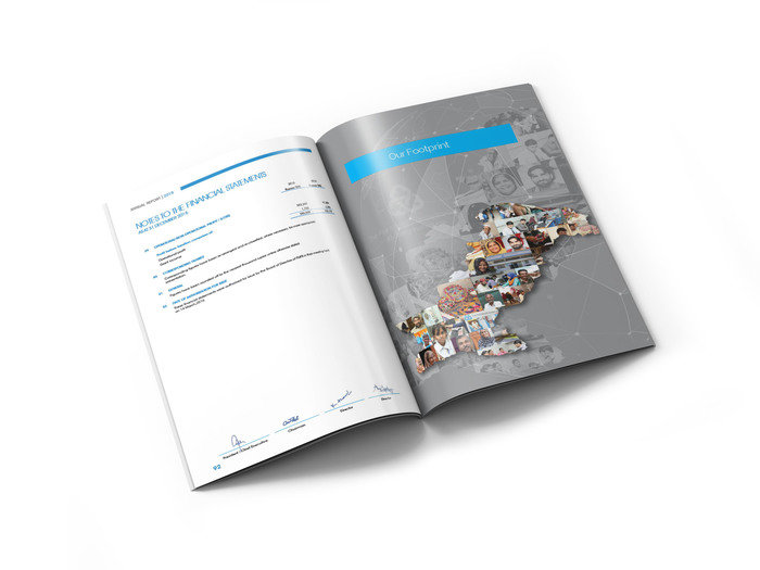 Bank Annual Report Design by arslan Khan babar at Coroflot.com