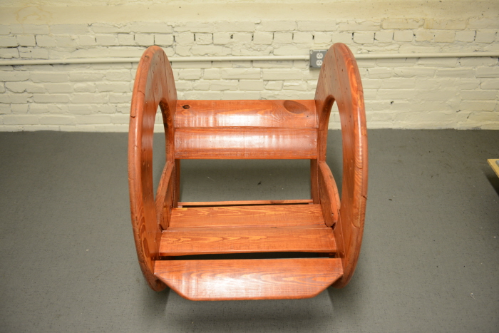 Cable Reel Rocking Chair by Connor McGoey at Coroflot.com