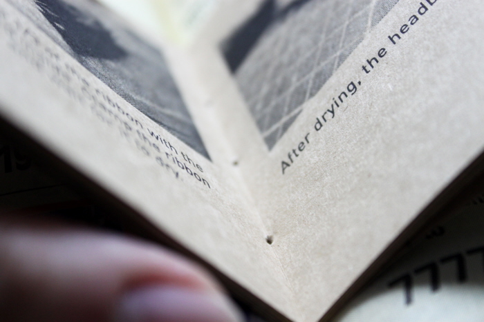 Pamphlet Stitch Binding by Sheryl Ng at Coroflot.com