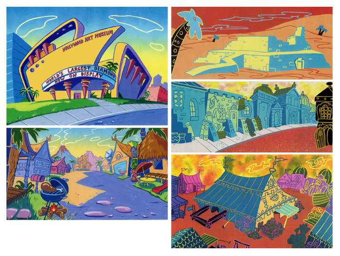 Background Painting for Animation by DOUG APPLETON at Coroflot.com