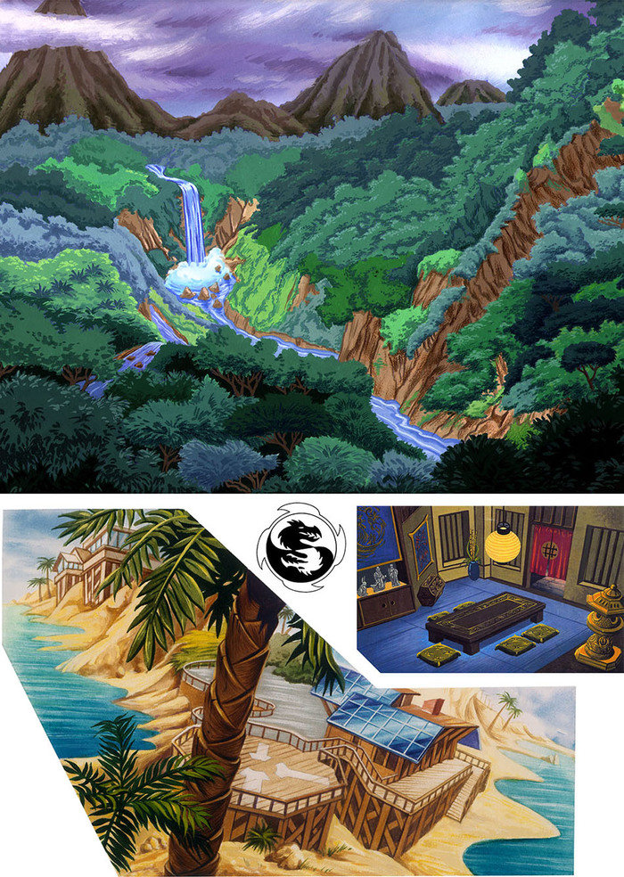 Background Painting for Animation by DOUG APPLETON at Coroflot.com