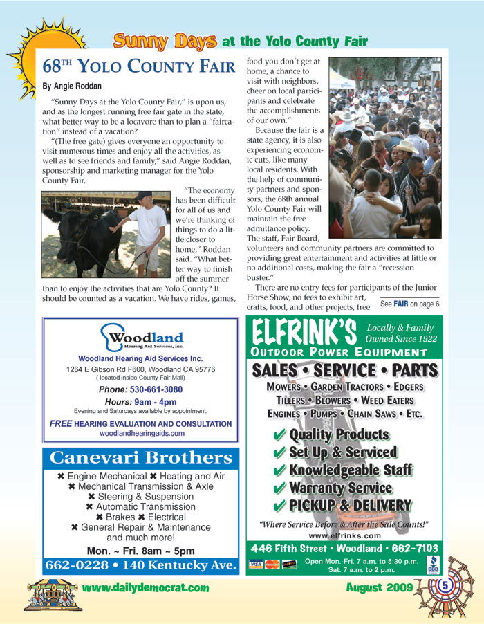 Yolo County Fair Guide by Frances Melendez at Coroflot.com